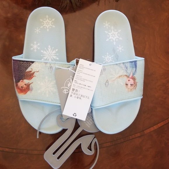 Disney | Shoes | Disney Frozen Slides Sandals | Poshmark